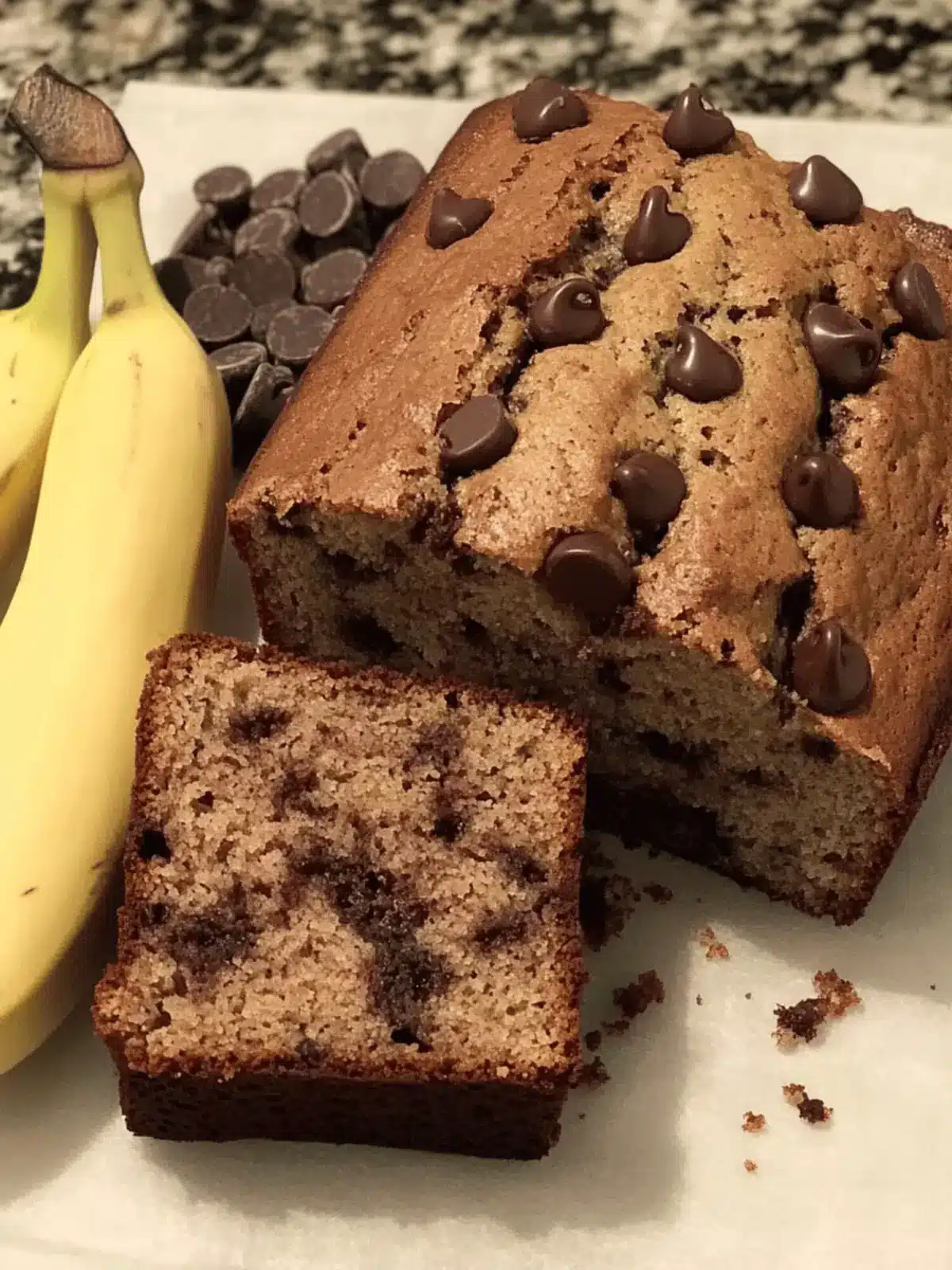 Irresistible Milk Chocolate Chip Banana Bread Bliss