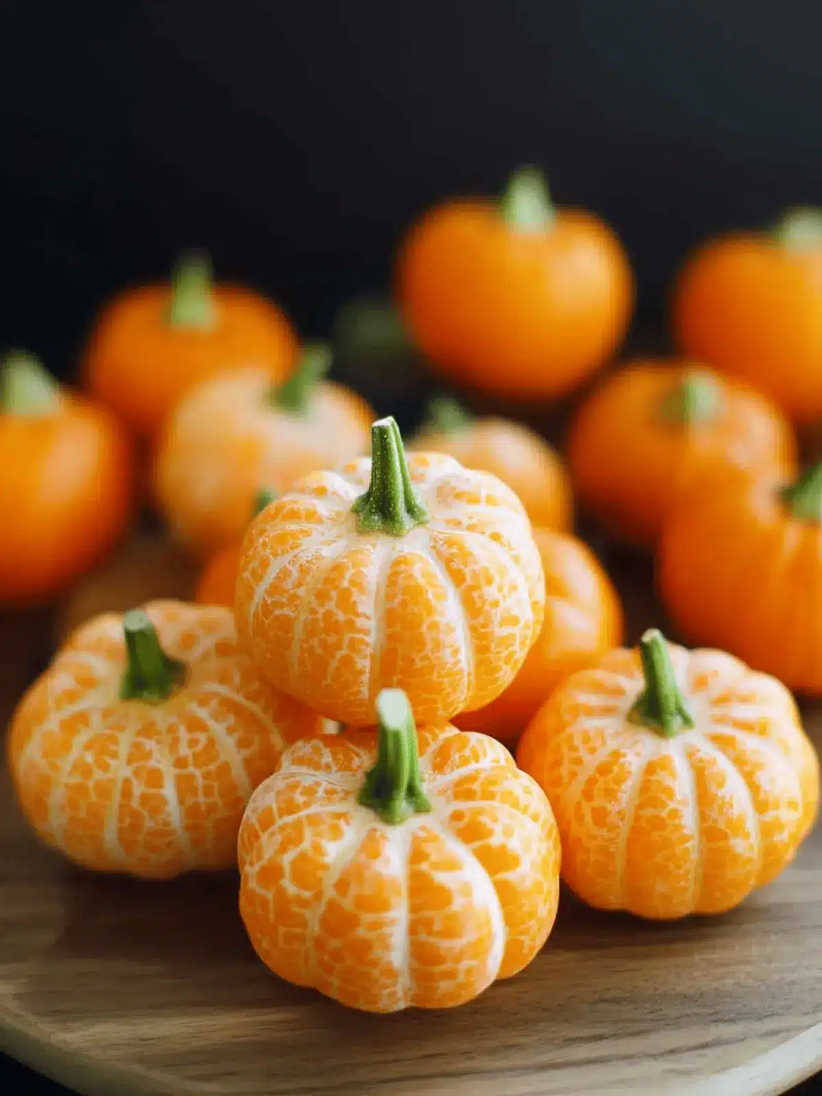 Irresistible Clementine Pumpkins - Healthy Halloween Snacks