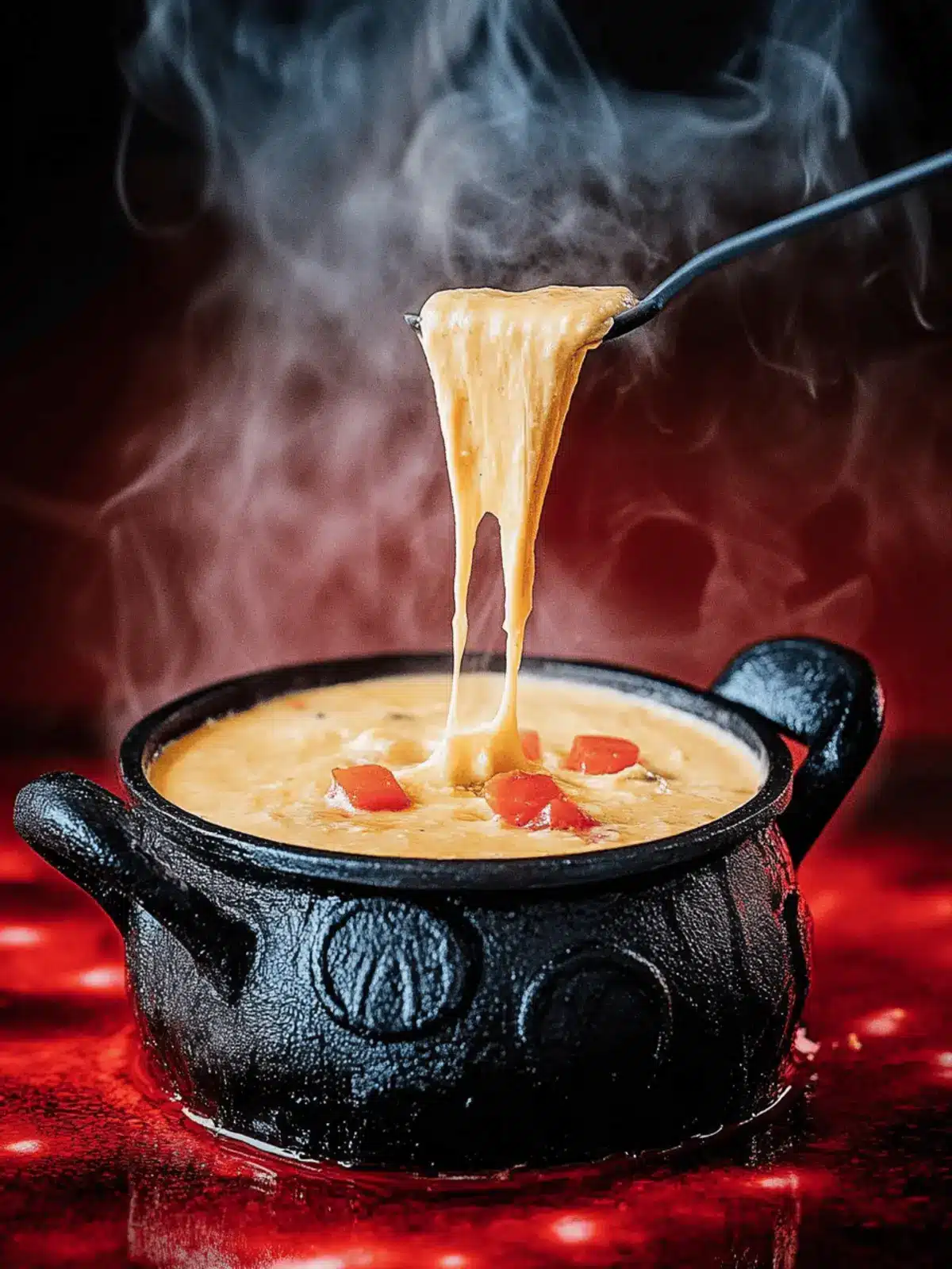 Irresistible Creamy Cauldron Queso Dip for Spooky Gatherings