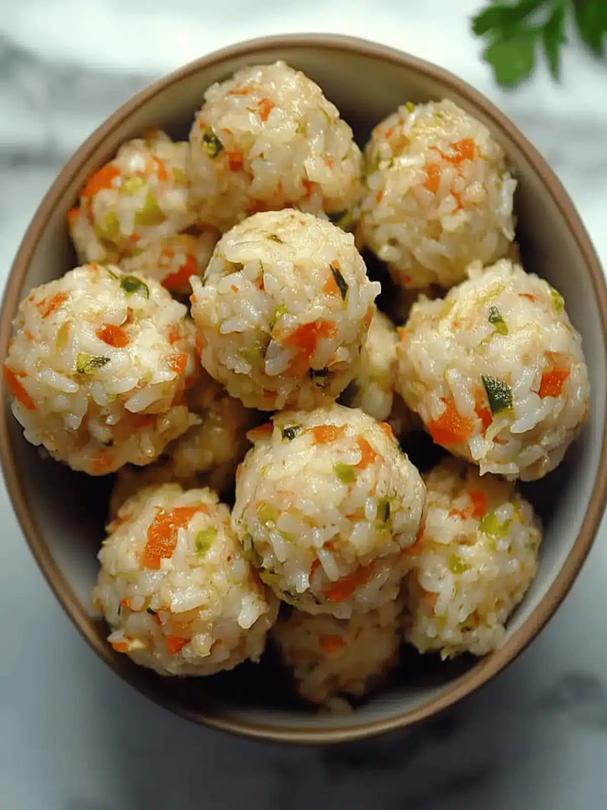 Irresistible Veggie Rice Balls: A Delicious Snack for Kids