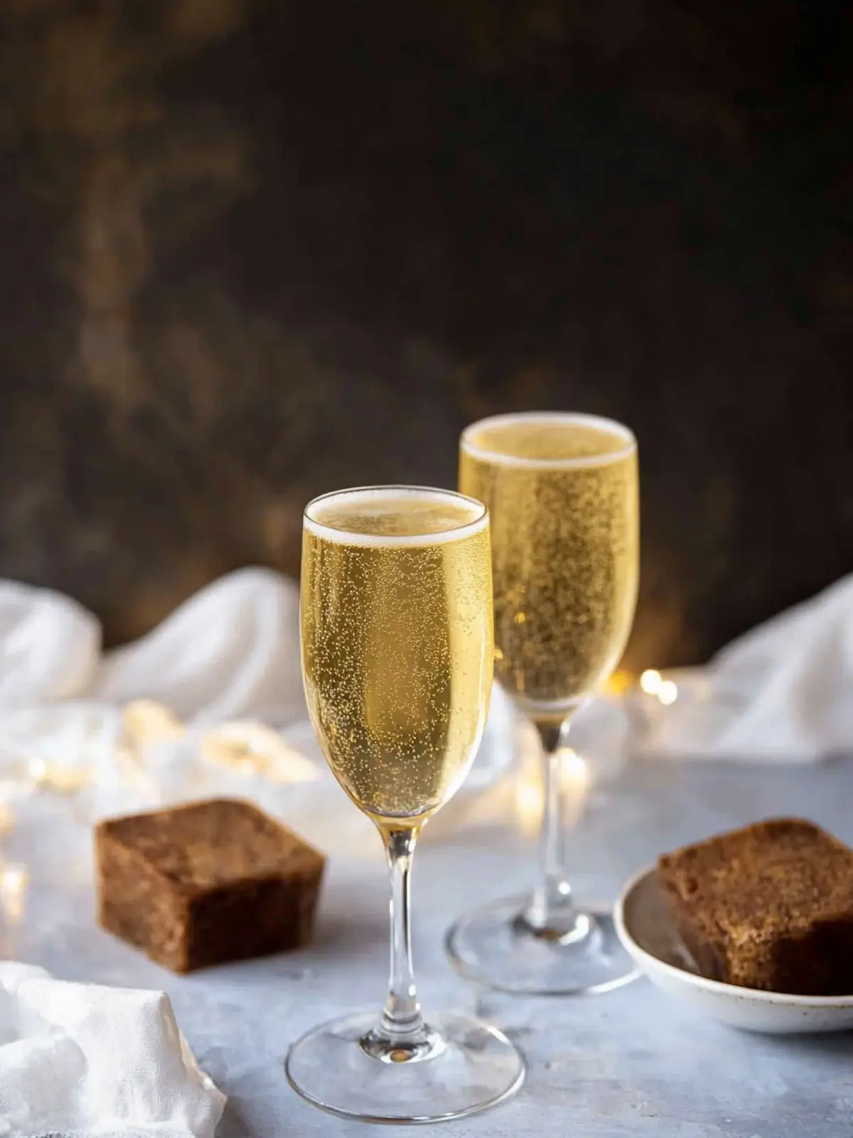 Ultimate Gold Shimmery Champagne Cocktail: Deliciously Festive