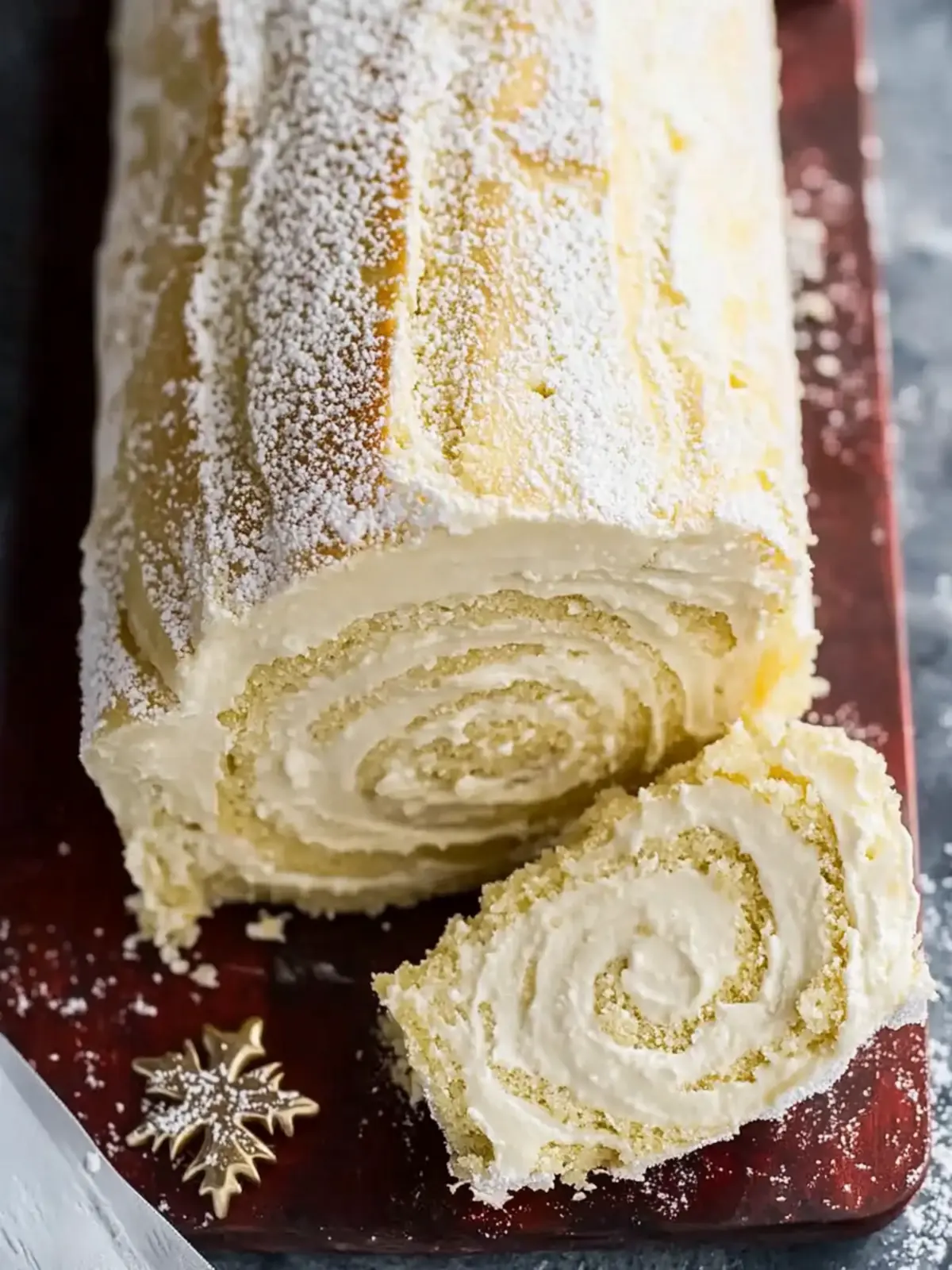 Irresistible White Chocolate Roulade with Baileys: A Festive Delight