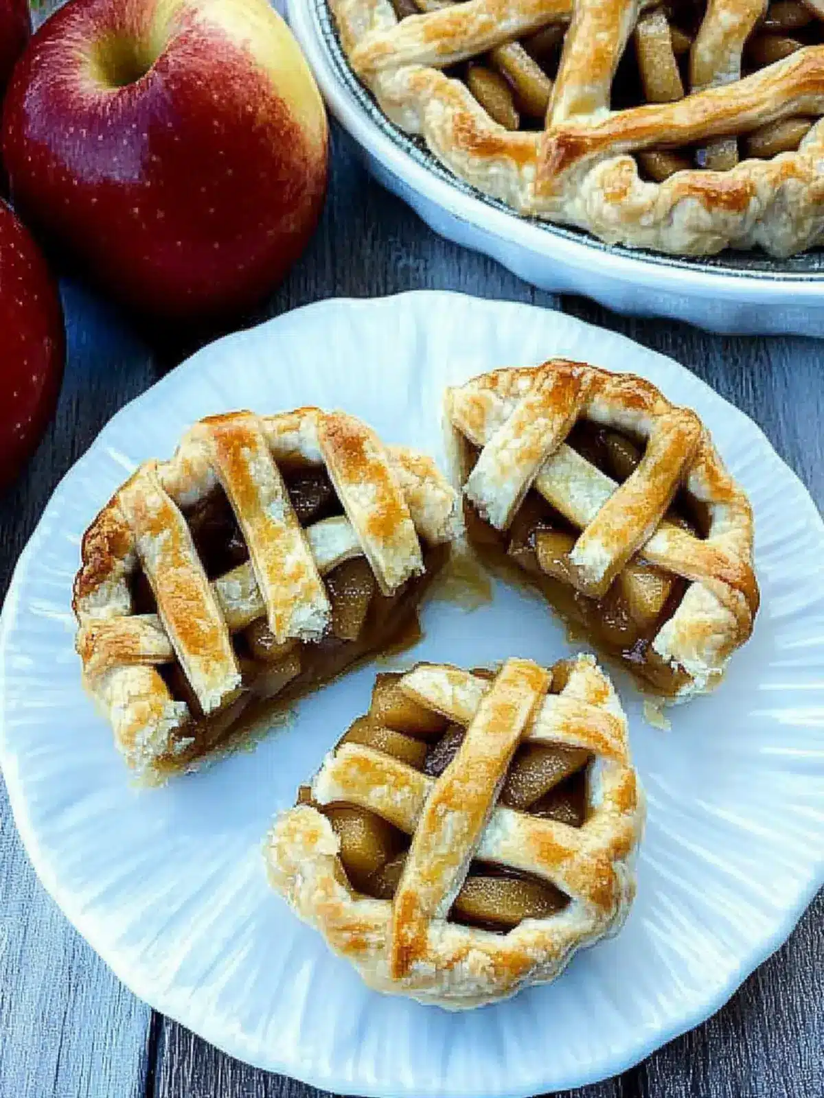 Irresistible Caramel Apple Pies Made Easy with Puff Pastry