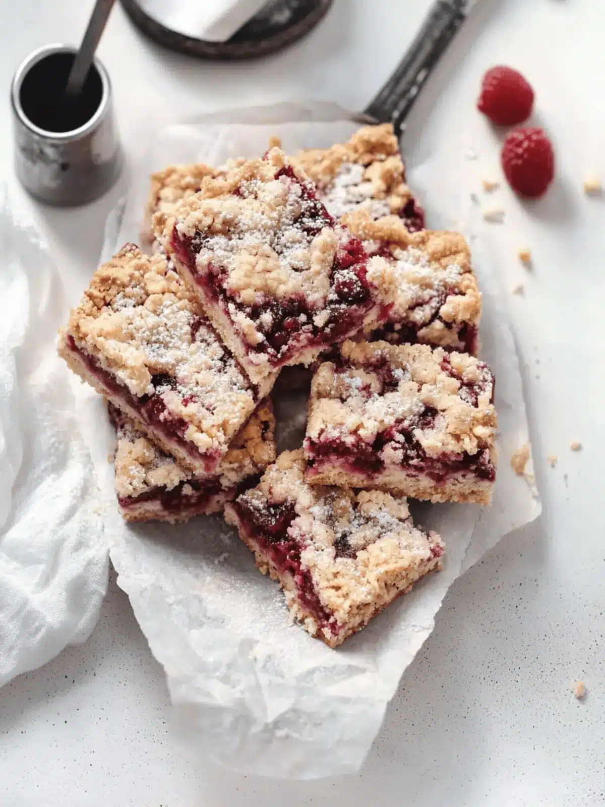 Ultimate Raspberry Crumble Bars: Delicious Shortbread Treats