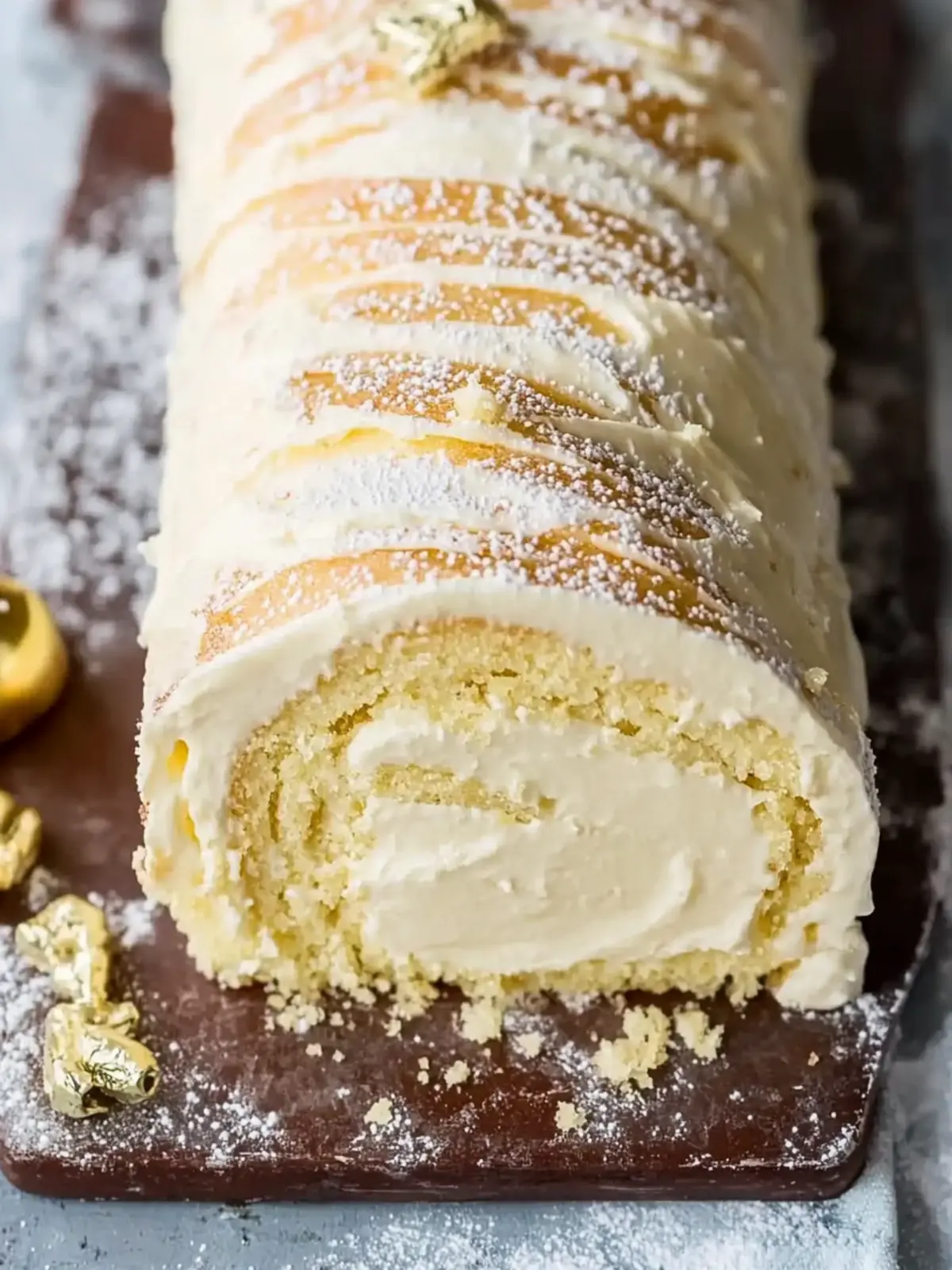 Irresistible White Chocolate Roulade with Baileys: A Festive Delight