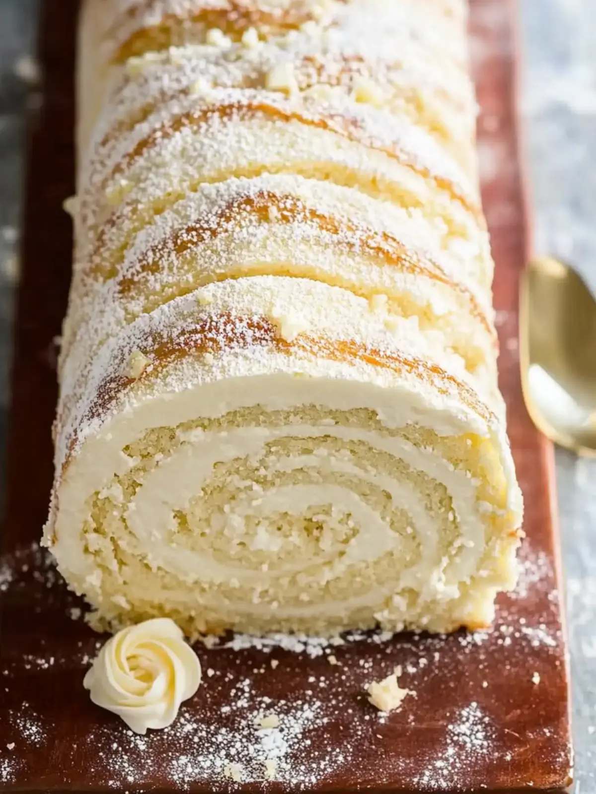 Irresistible White Chocolate Roulade with Baileys: A Festive Delight