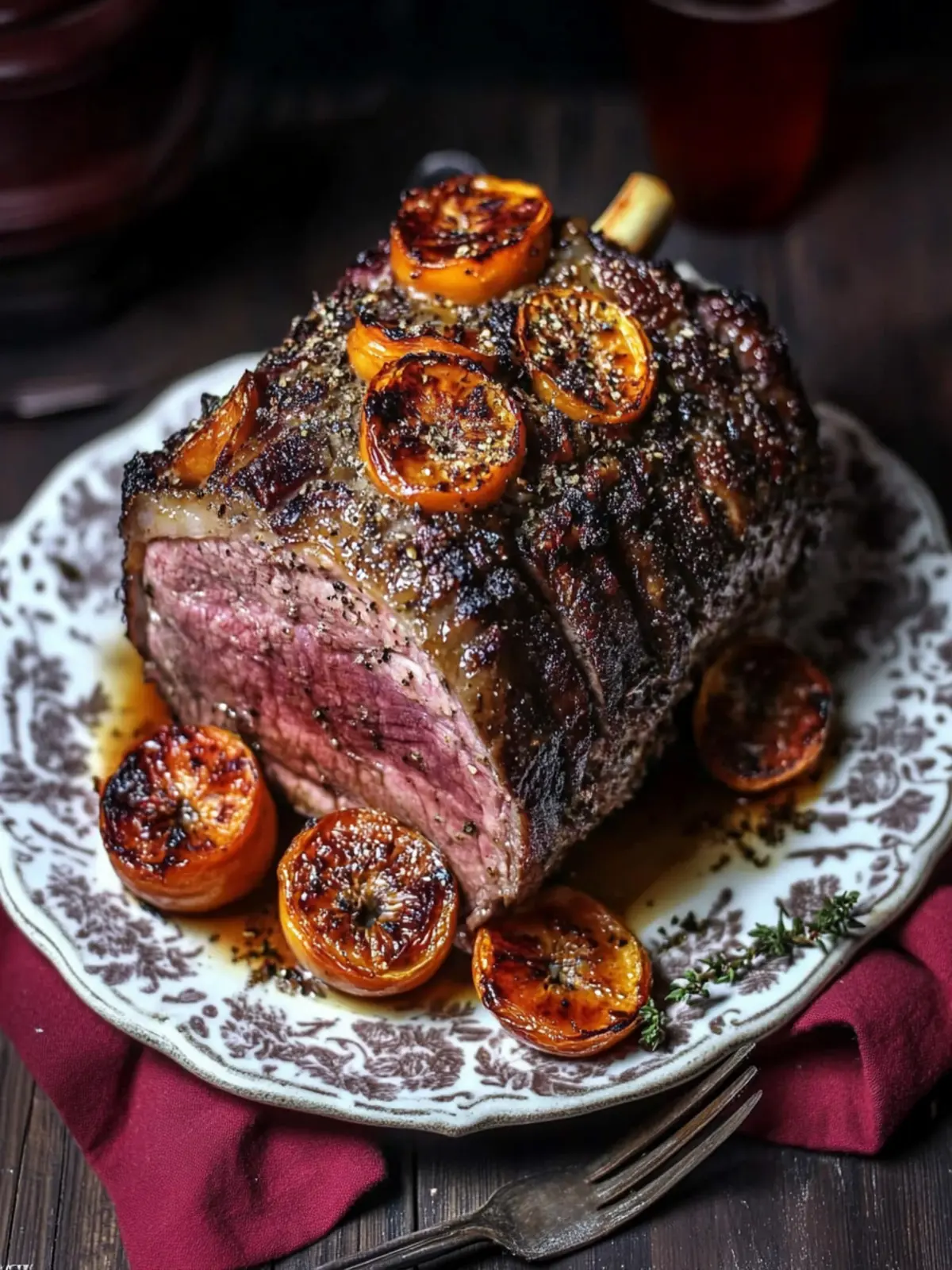 Perfect Pork Roast with Warm Persimmon Sauce for Festive Feasts