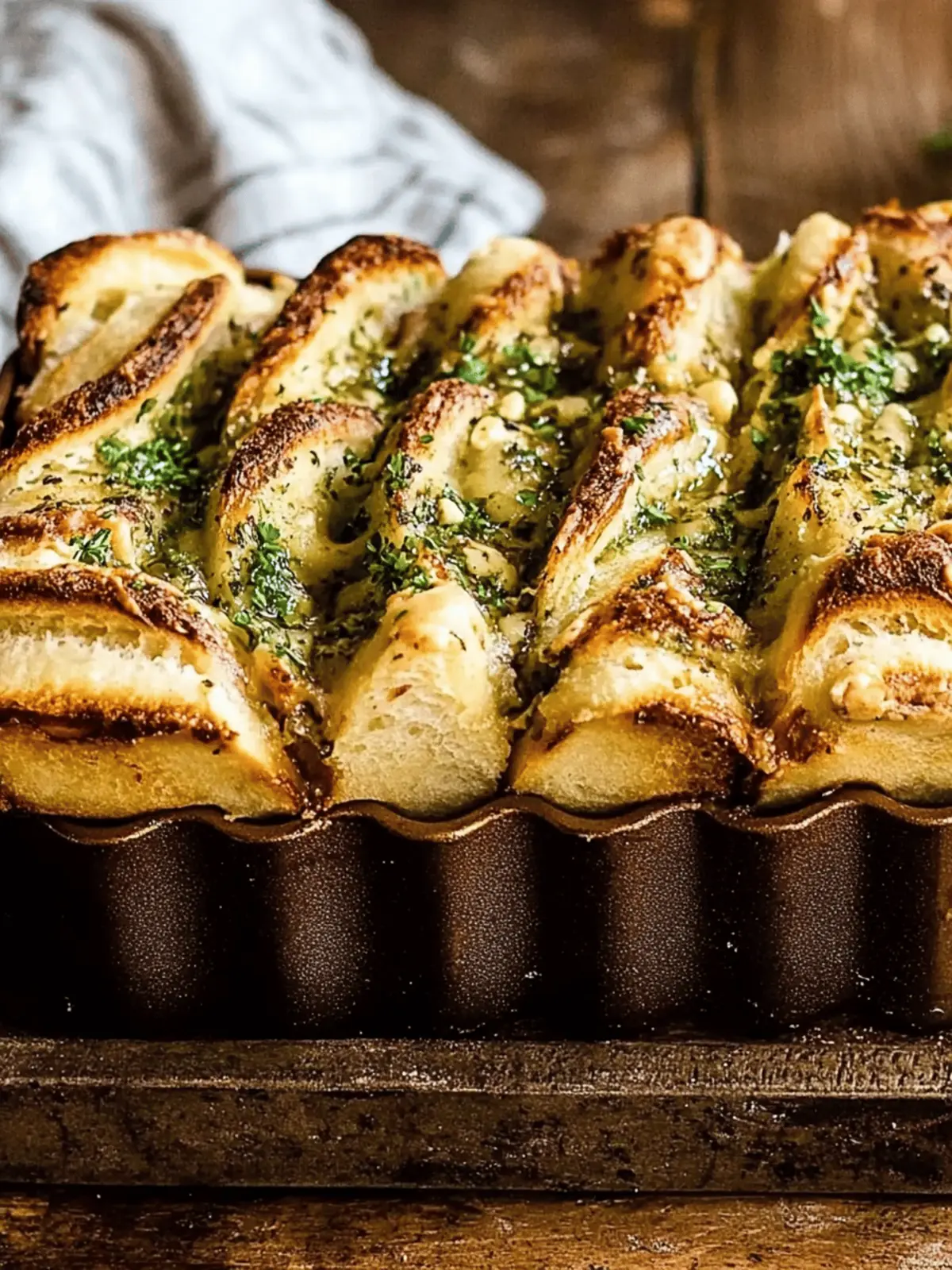 Irresistible Tear-and-Share Garlic Bread with Gooey Cheese