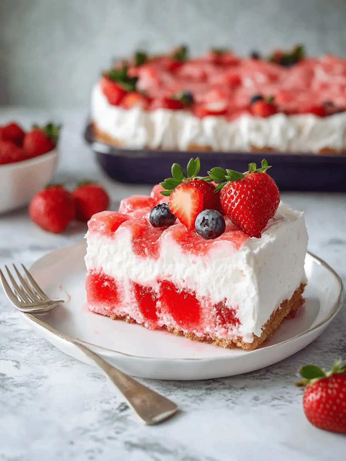 Ultimate Strawberry Jello Poke Cake for Delicious Gatherings