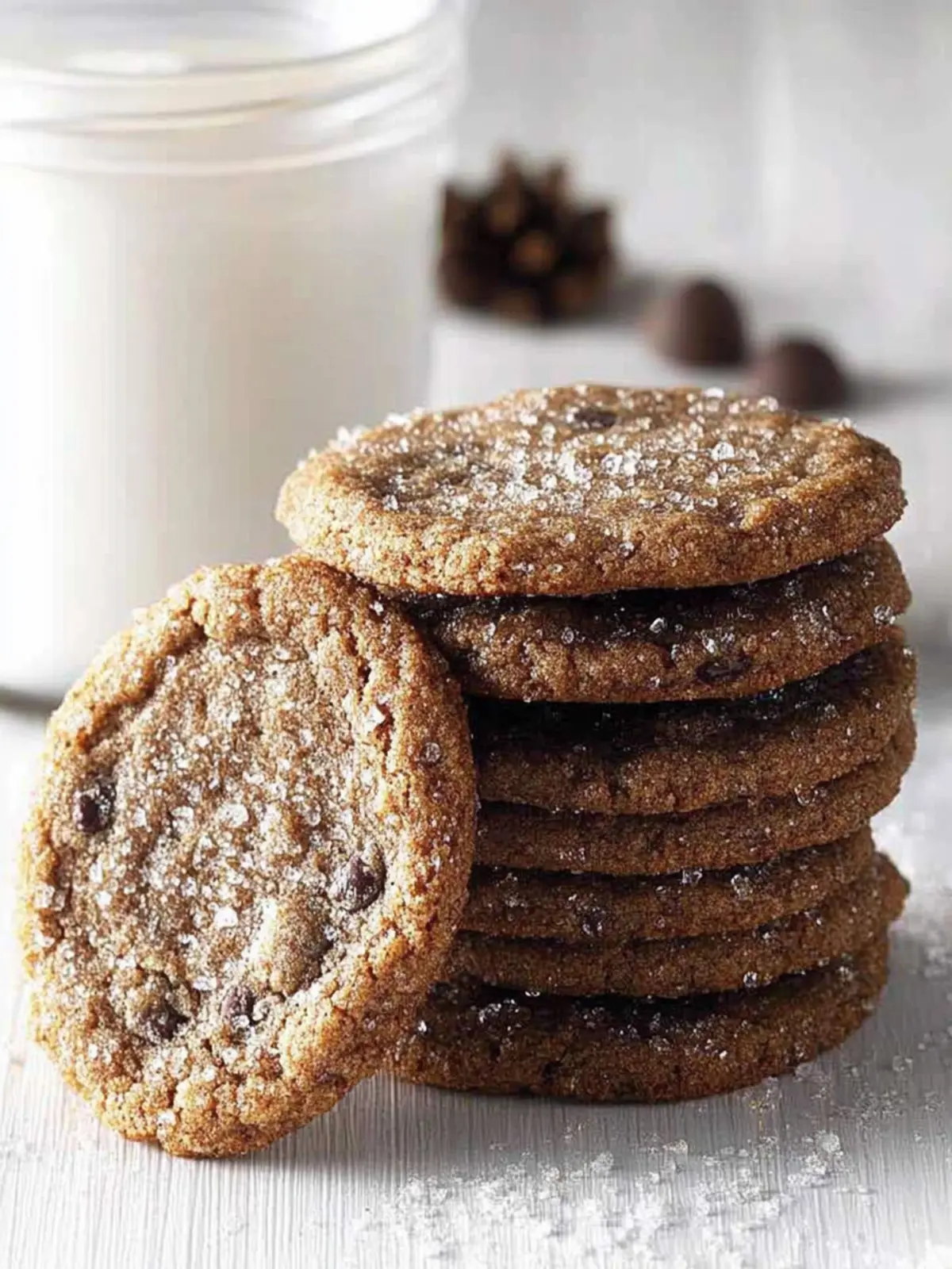 Magical Crystallized Gingerbread Chocolate Chip Cookies