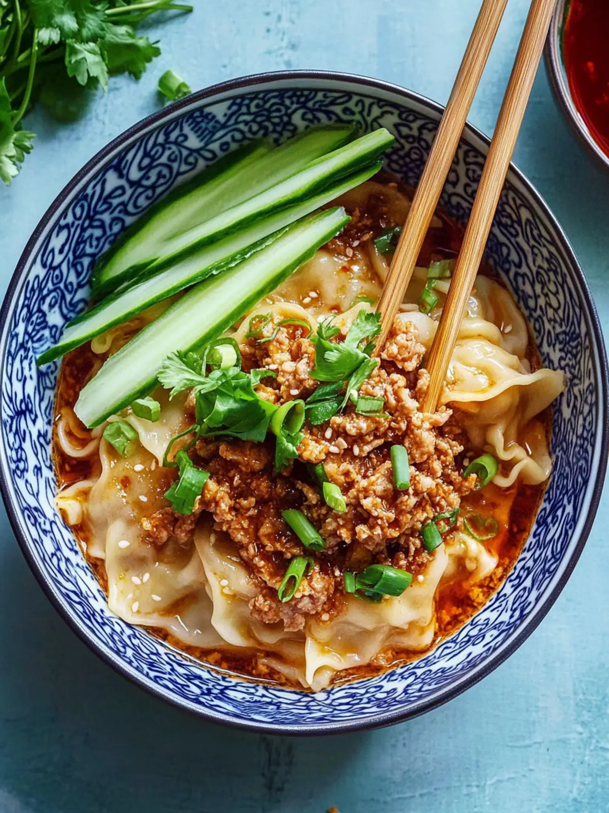 Ultimate Spicy Pork Hand-Pulled Dumpling Wrapper Noodles