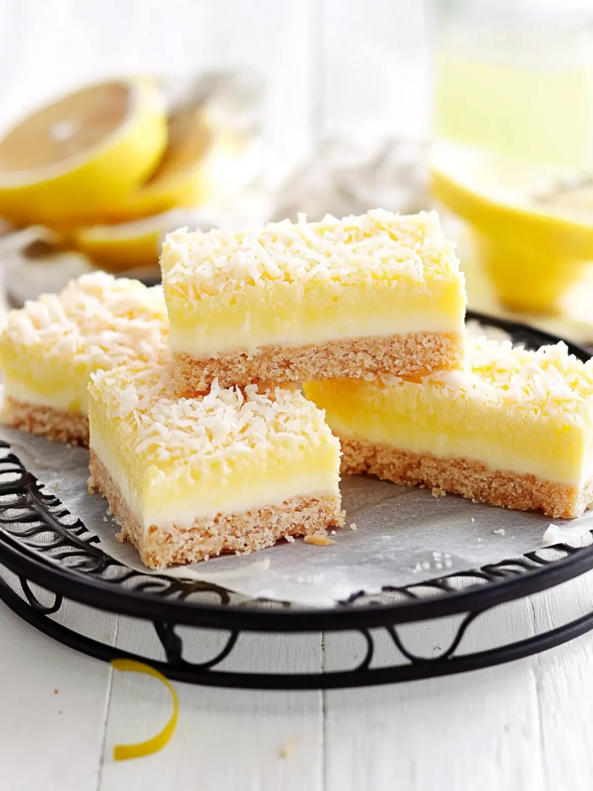 Ultimate No-Bake Lemon Coconut Slice: Deliciously Easy Dessert