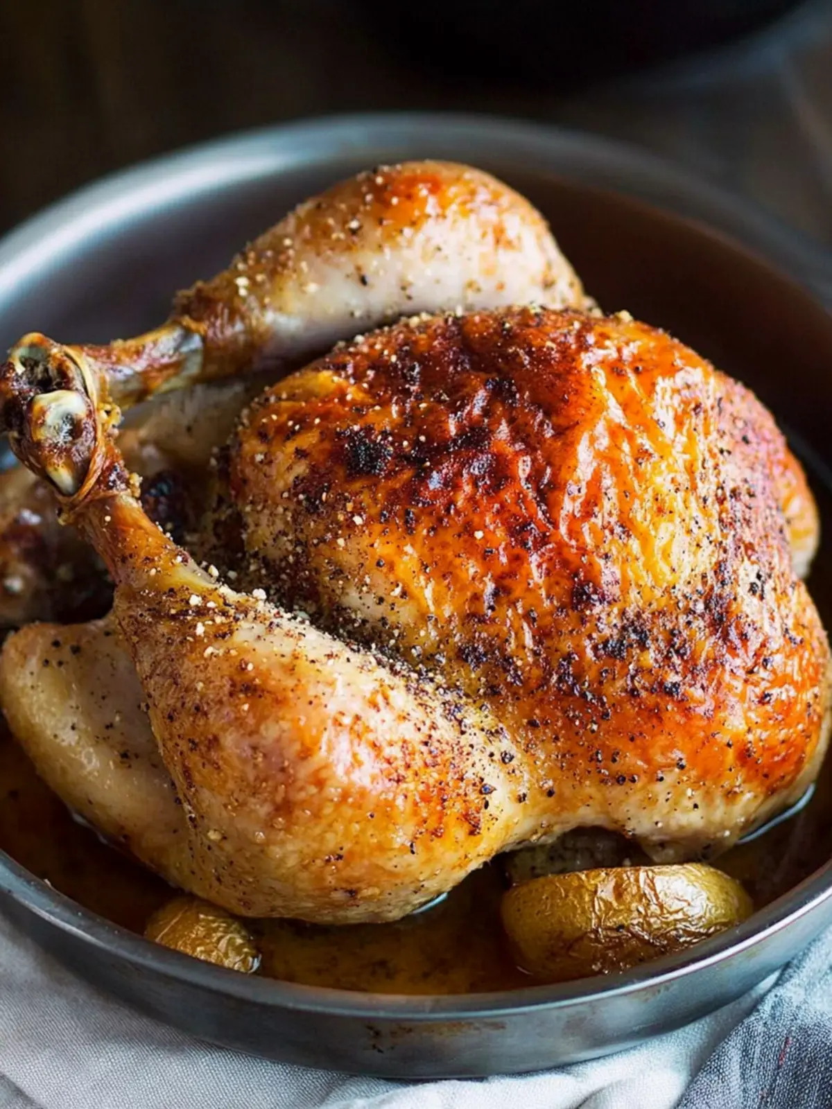 Ultimate Crispy Salt And Pepper Roast Chicken Recipe