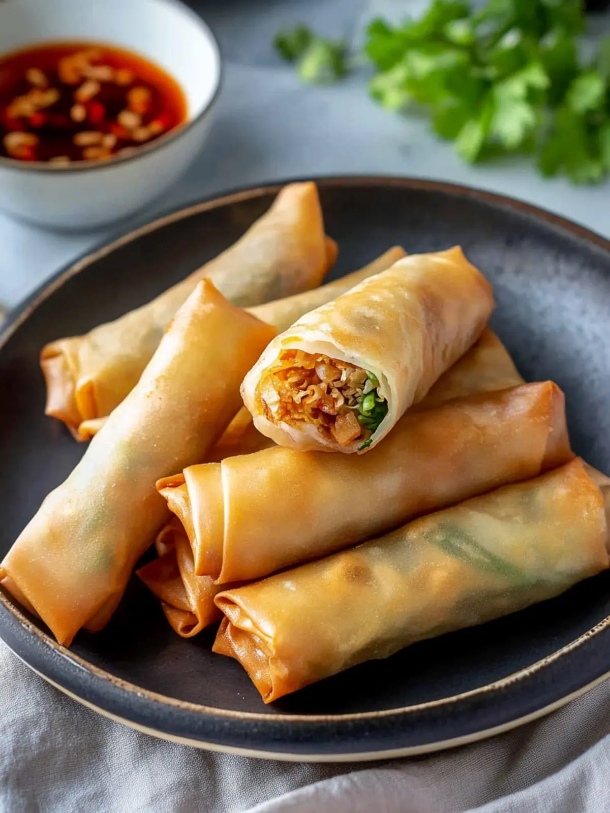 Crispy Chinese Spring Rolls: Irresistible Deep-Fried Delight