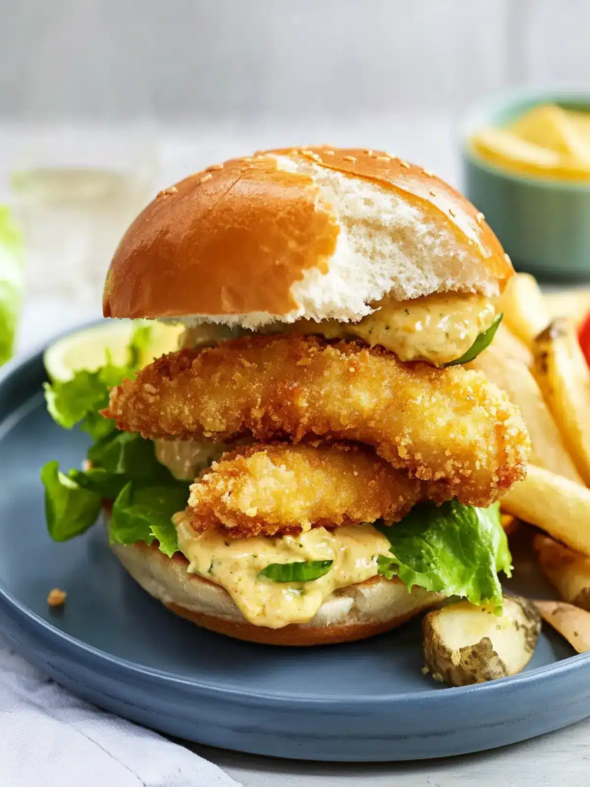 Ultimate Kid-Friendly Air Fryer Fish Finger Burger Recipe