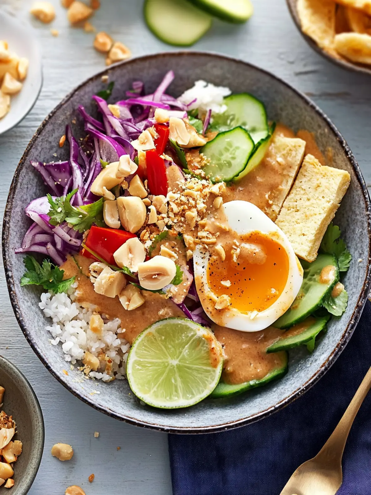 Delicious Gado Gado Salad with Rich Peanut Sauce You’ll Love