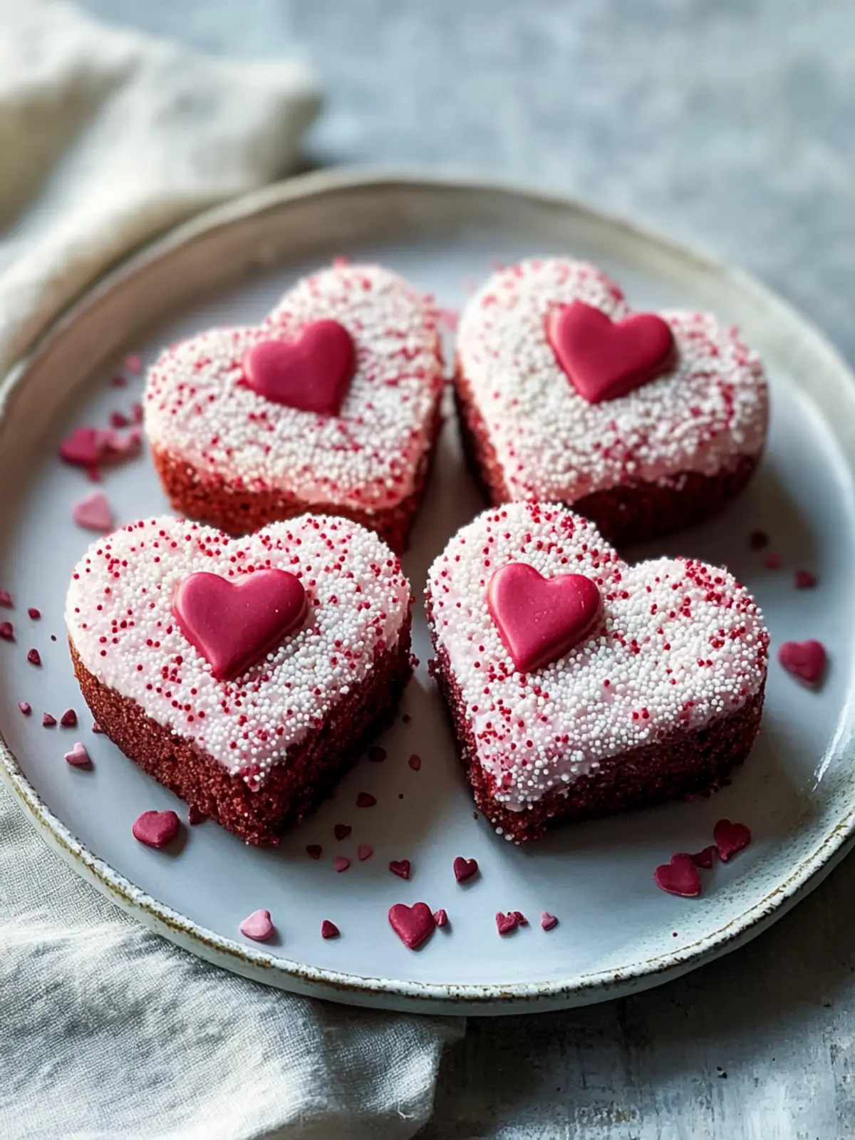 Irresistible Valentine’s Mini Heart Cakes for a Charming Day