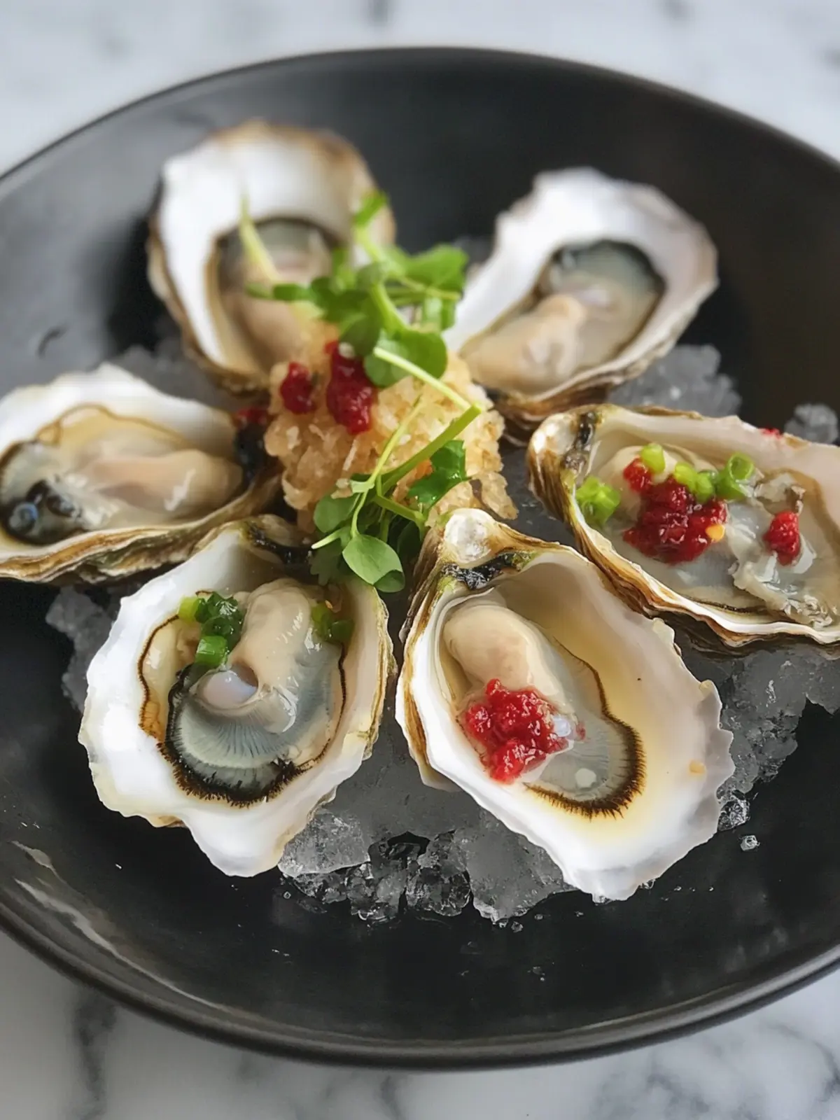 Delicious Steamed Raw Oysters 蒸生耗 with Savory Yellow Bean Paste