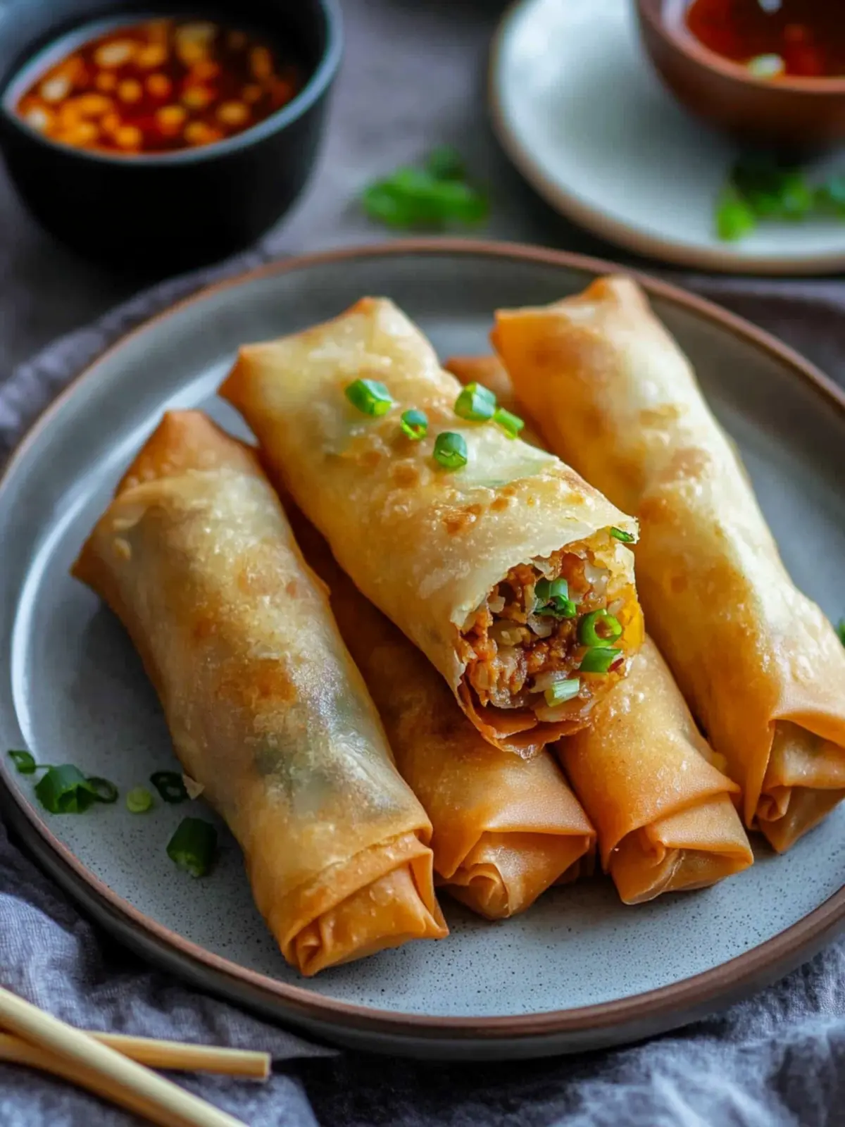 Crispy Chinese Spring Rolls: Irresistible Deep-Fried Delight