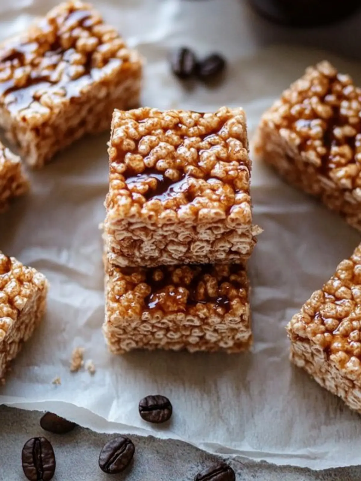 Irresistible Vietnamese Coffee Rice Krispie Treats - Easy Dessert