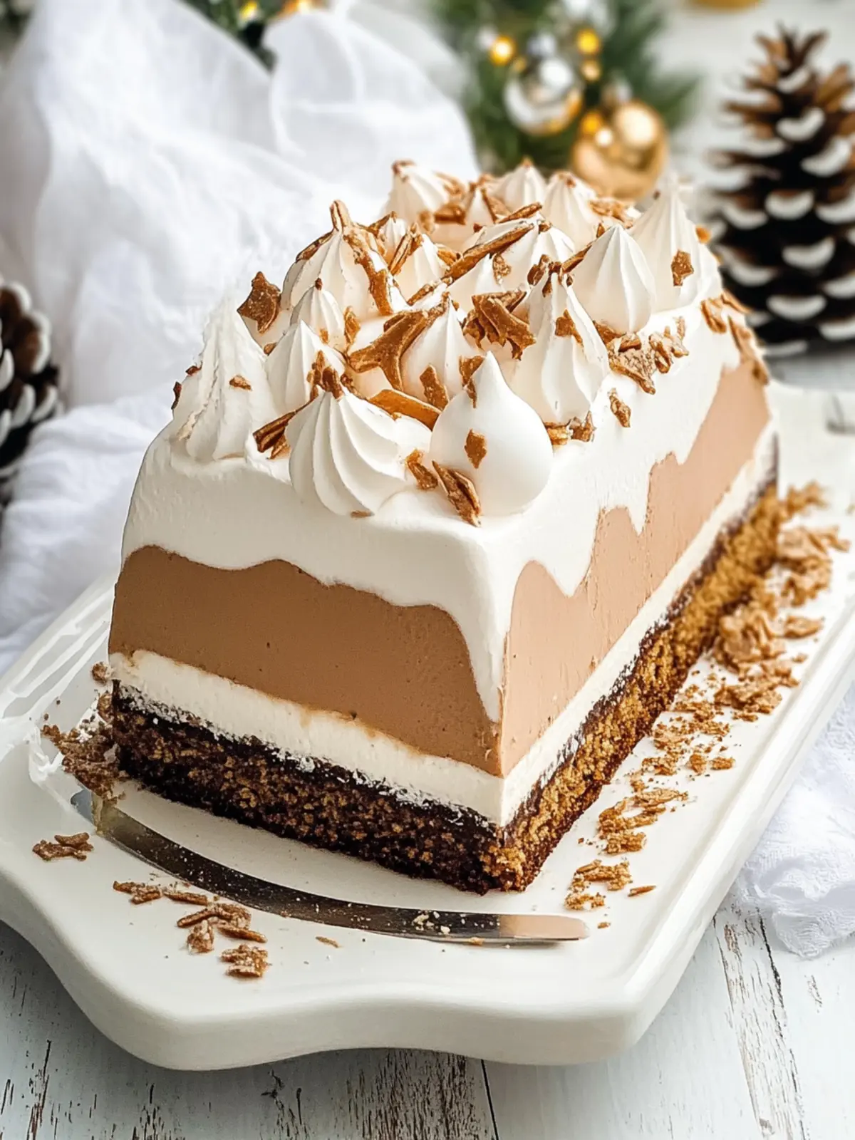 Irresistible Christmas Gingerbread Bombe Alaska for Festive Joy