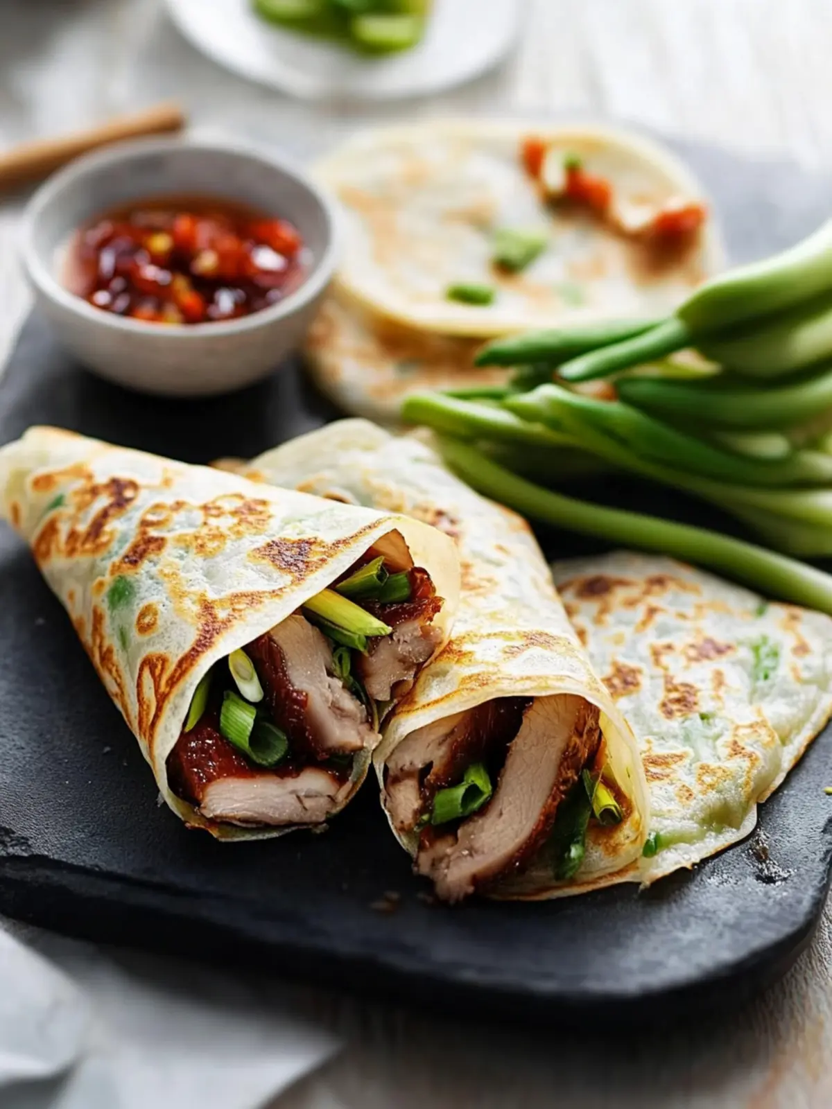 Easy Peking Duck Crepe Wraps: Delicious Chinese Appetizer