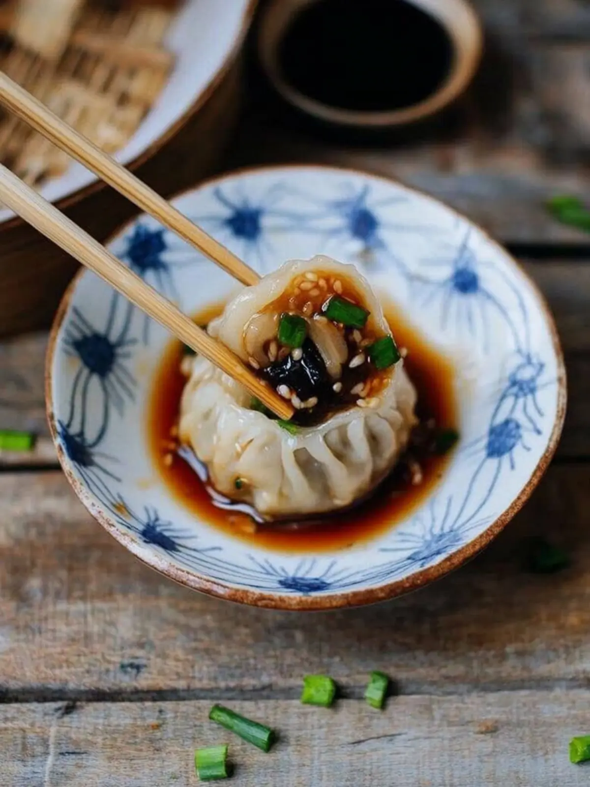 Delicious Sticky Rice Mushroom Shumai With Homemade Vegan Wrappers