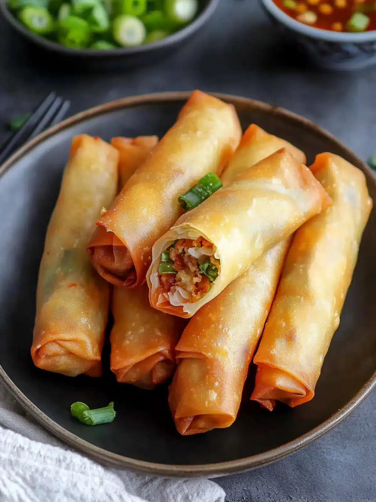 Crispy Chinese Spring Rolls: Irresistible Deep-Fried Delight