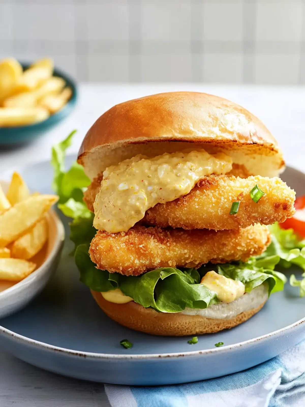 Ultimate Kid-Friendly Air Fryer Fish Finger Burger Recipe