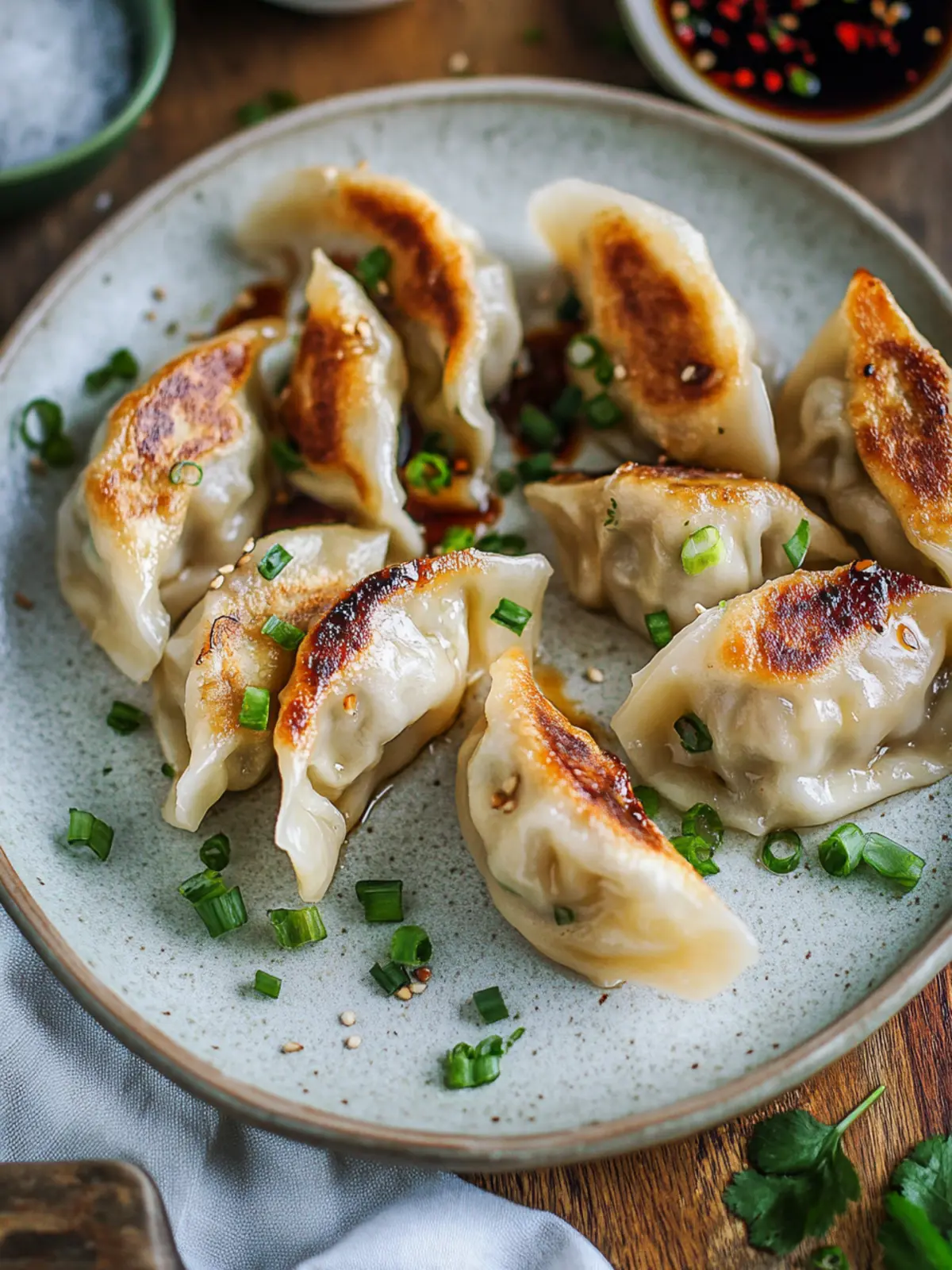 Ultimate Chicken Dumplings with Shiitake Mushrooms Delight