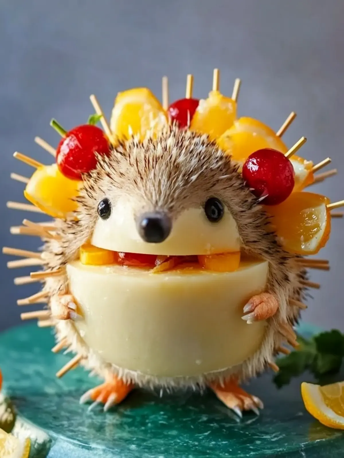 Ultimate Cheese and Cocktail Onion Party Hedgehog: Delicious Fun